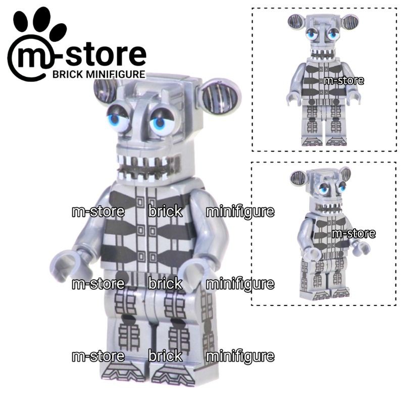 Jual brick five nights at freddy's animatronic skeleton mini toy figure ...