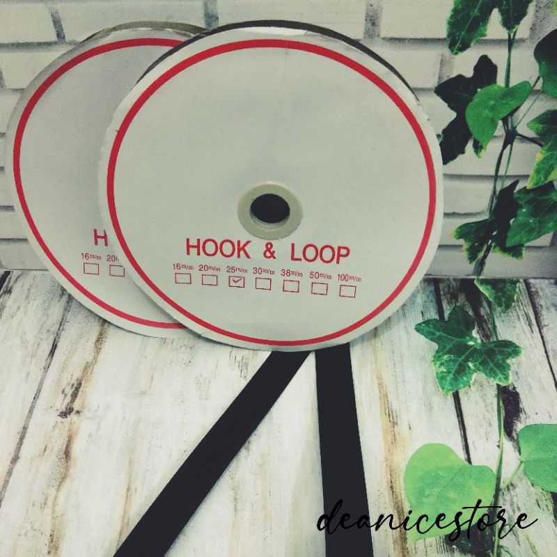 Jual Perekat Lokal | Velcro 1 inch | Hitam - Harga per Meter | Shopee ...