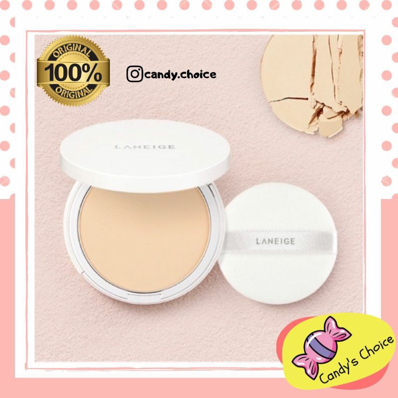 Jual LANEIGE LIGHT FIT PACT with SPF 50 PA++ 100% ORIGINAL (Bedak padat ...