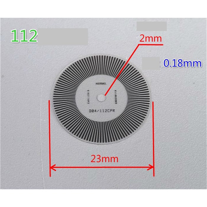 Jual Encoder Disk Sensor Kecepatan - Posisi Motor 112 Titik - Garis ...