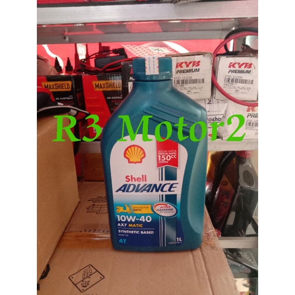 Jual OLI SHELL MATIC ADVANCE 4t AX7 1L 10W-40 SYNTHETIC ORIGINAL | Shopee Indonesia