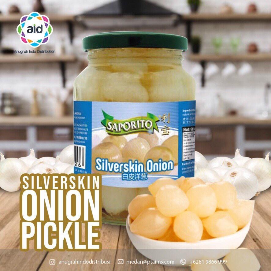 Jual Acar Bawang Saporito Silver Skin Onion 320g | Shopee Indonesia