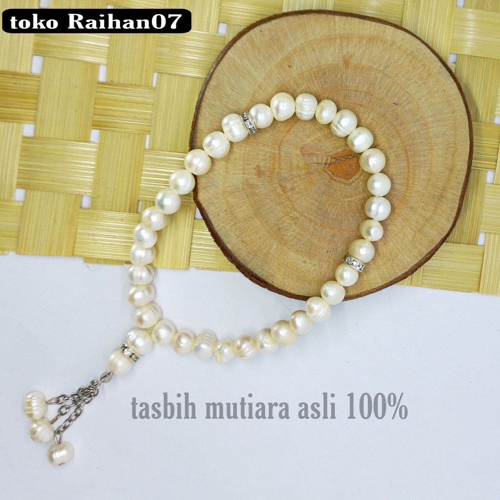 Jual TASBIH BATU MUTIARA ORIGINAL ISTIMEWAH 33 BUTIR 10MM | Shopee ...