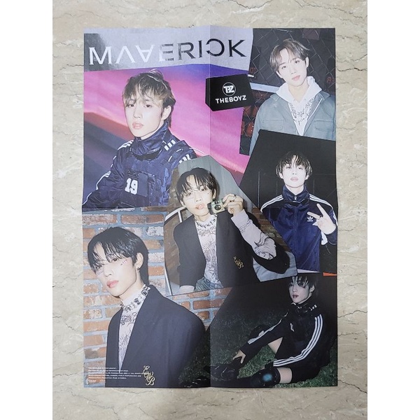Jual The Boyz - Maverick ID Card Folded Poster Invitation Card Doom ...