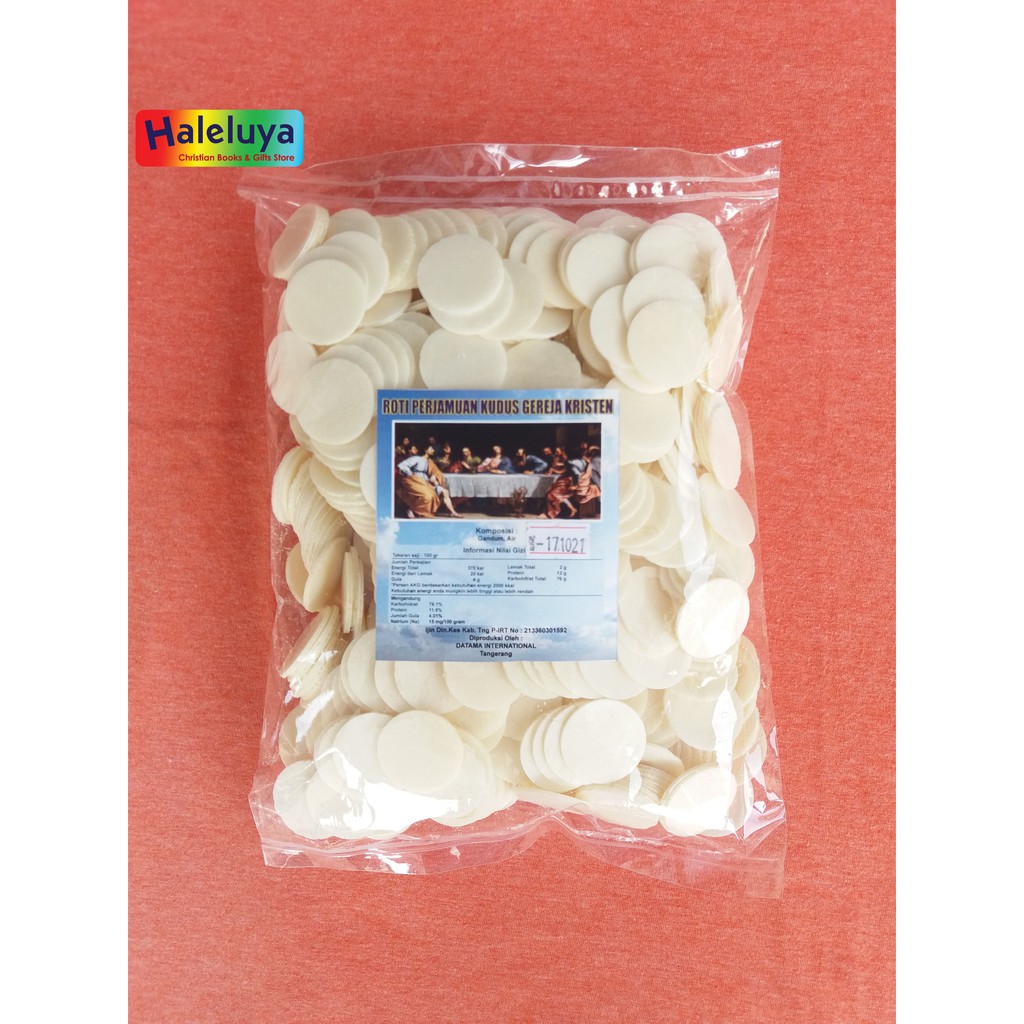 Jual Hosti Roti Perjamuan Kudus Polos 250 gram ( SPP - IRT ) | Shopee ...