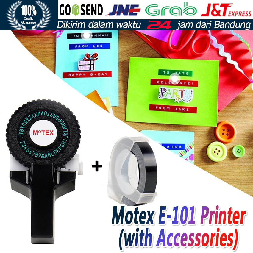 Jual MoTEX Manual Embossing Label Maker Machine Letter Typewriter ...