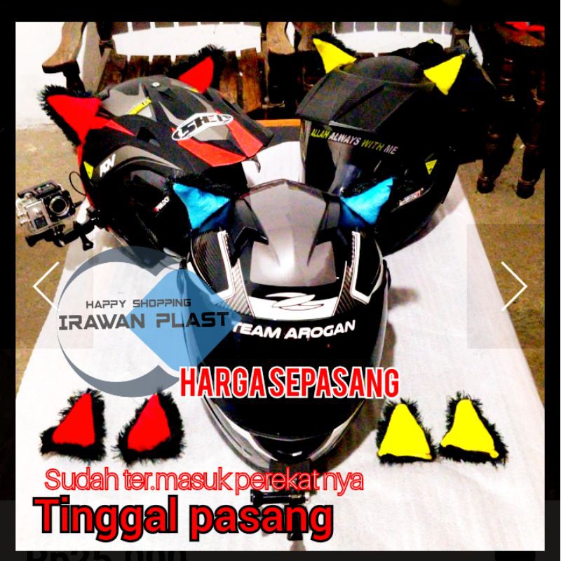 Jual Kuping helm kuping kucing neko unik & lucu helm bogo | Shopee ...