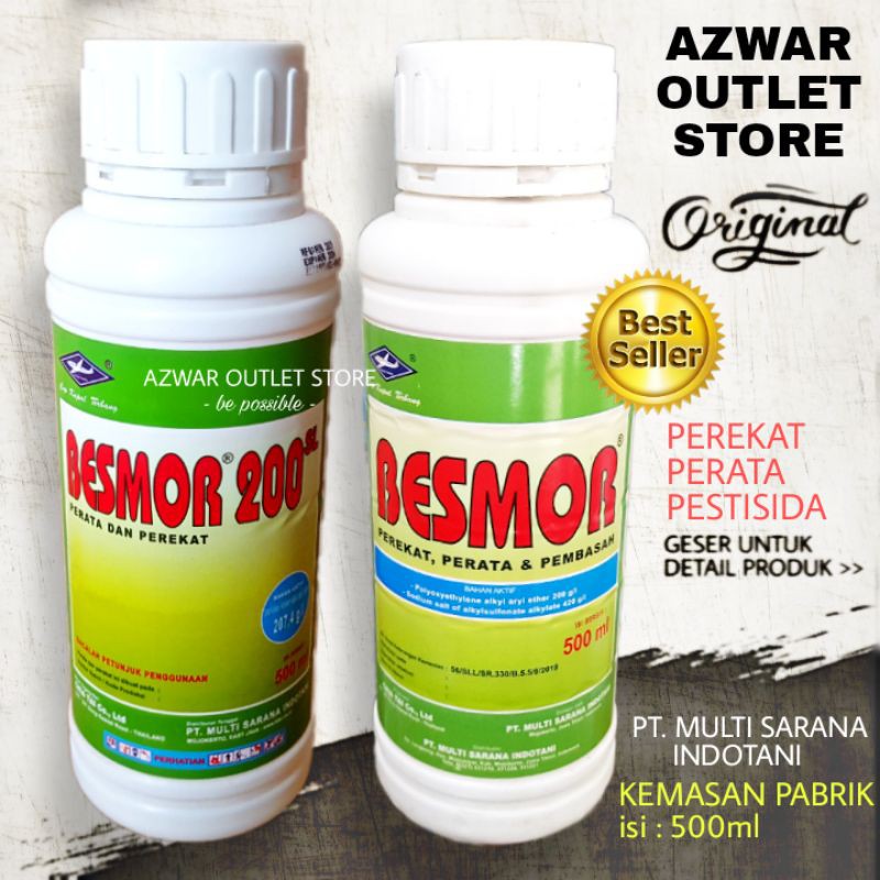 Jual BESMOR perekat perata penembus campuran pestisida, insektisida ...