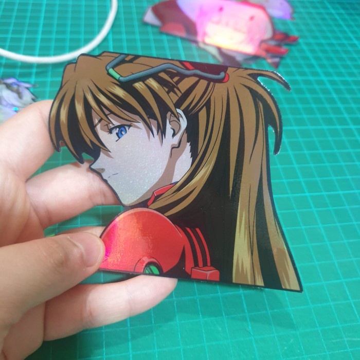 Jual Sticker Hologram Anime Besar - PSH677 - Asuka Langley Soryu ...