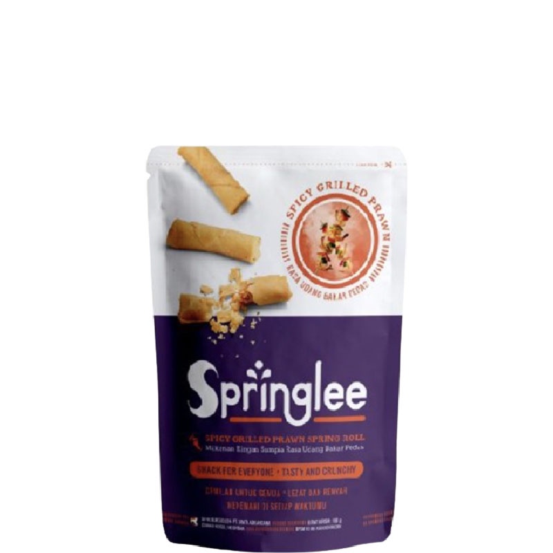 Jual Springlee Spicygrilled Prawn Spring Roll Snack 100 gr | Shopee ...
