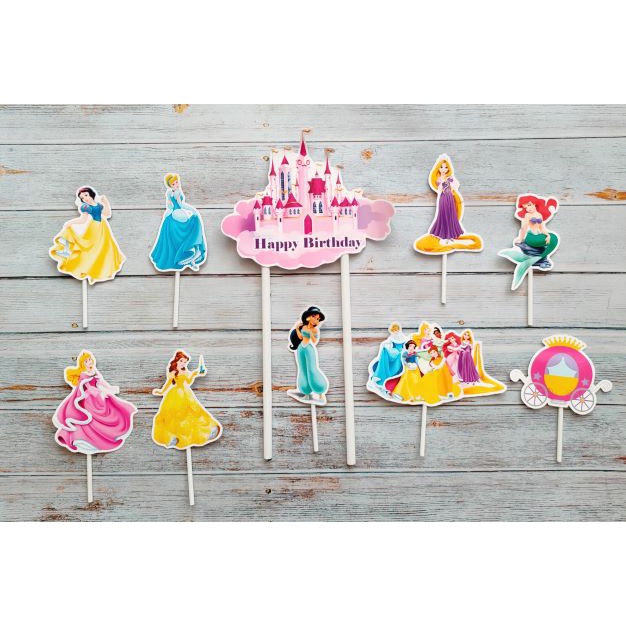 Jual hiasan nasi tumpeng cake topper hiasan kue ulang tahun satu set ...
