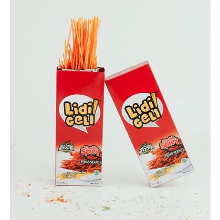 Jual Mie Lidi Geli BBQ / Seaweed / Spicy 50 gr / Cheese / Sweet Corn ...