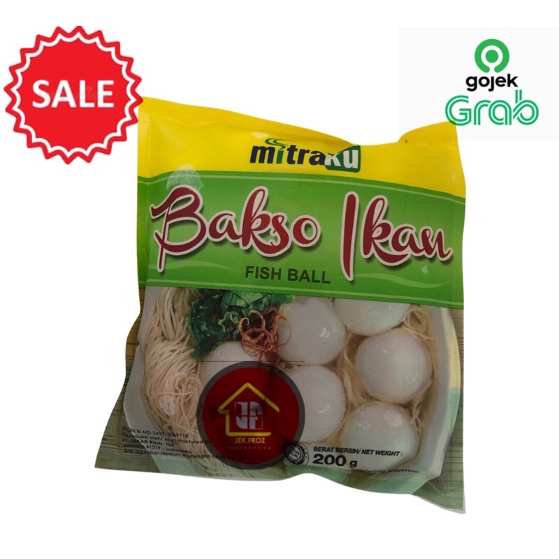 Jual baso ikan mitraku 200gr baso fish tuna seafood | Shopee Indonesia