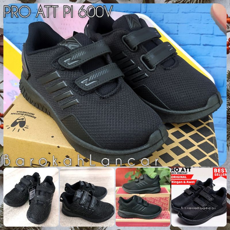 Jual SEPATU SEKOLAH HITAM PRO ATT PI 600V /Att GI/ LSM SIZE 30-33 100% ORIGINAL | Shopee Indonesia