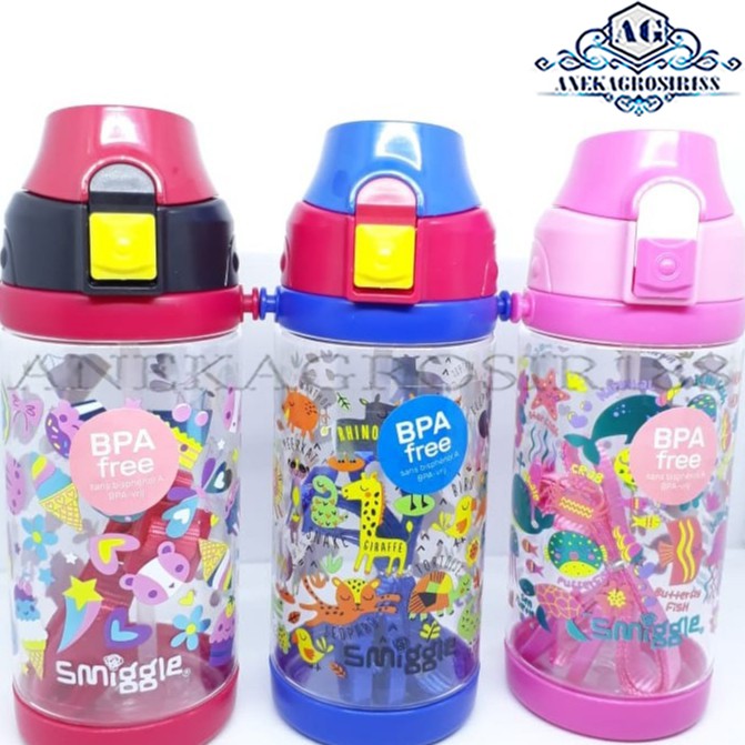 Jual BOTOL ORIGINAL MINUM SMIGGLE 550ML V2002 BPA FREE | Shopee Indonesia