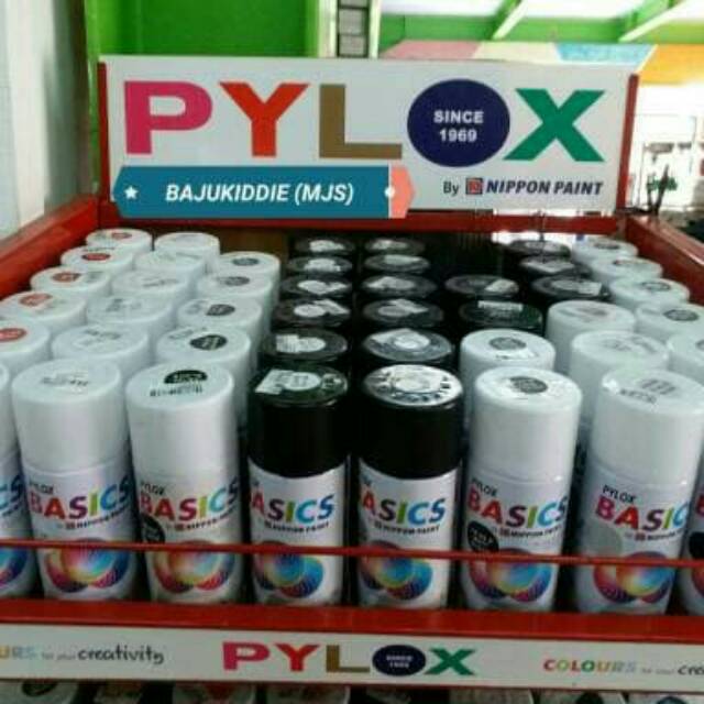 Jual Pylox Basics Mjs Nippon Paint Cat Semprot Mobil Besi Pylox Basics Best Quality | Shopee ...