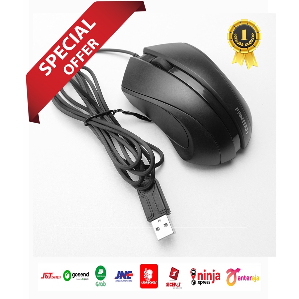Jual Fantech Mouse USB Office Premium Wired T533 | Shopee Indonesia