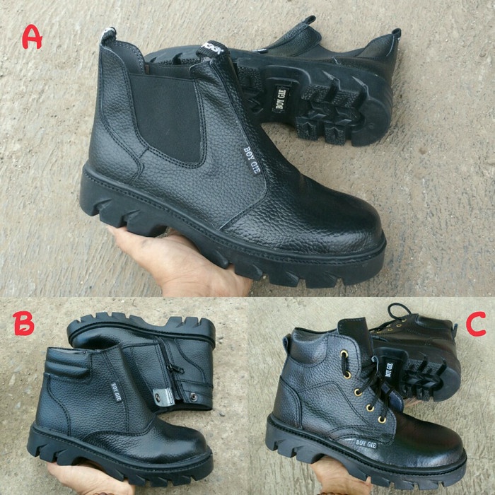 Jual sepatu proyek safety shoes sepatu chef sepatu pertamina sepatu ...