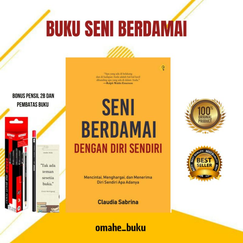 Jual BUKU MOTIVASI / SENI BERDAMAI DENGAN DIRI SENDIRI / CLAUDIA SABRINA | Shopee Indonesia