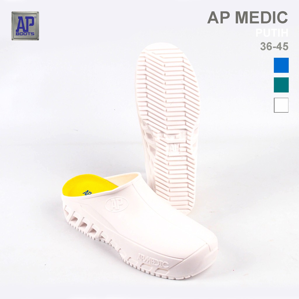 Jual AP Boots AP MEDIC Putih - Sepatu Medis APD | Shopee Indonesia