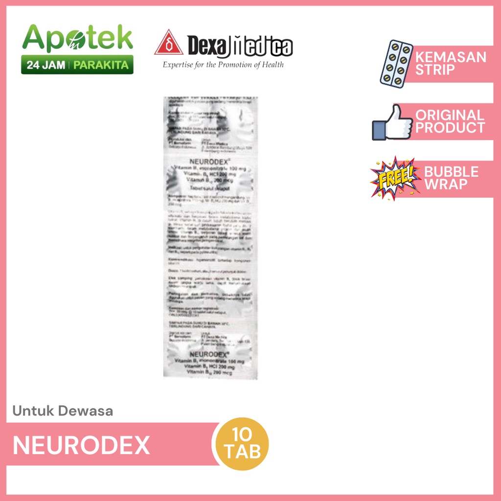 Jual Neurodex/ Vitamin B/ Nyeri Otot dan Sensi/ Pegal/ Nyeri Saraf ...