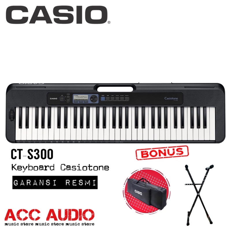 Jual Keyboard CASIO CTS300 / CT-S300 / CTS 300 Garansi Resmi 1 Tahun ...