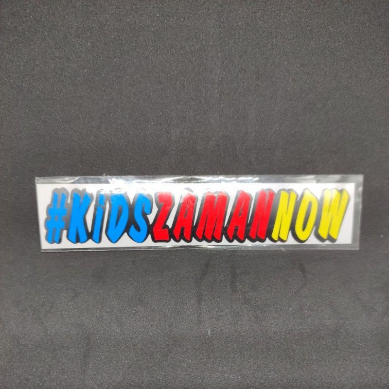 Jual stiker cutting kids zaman now - cutting stiker kids jaman now (A5 ...