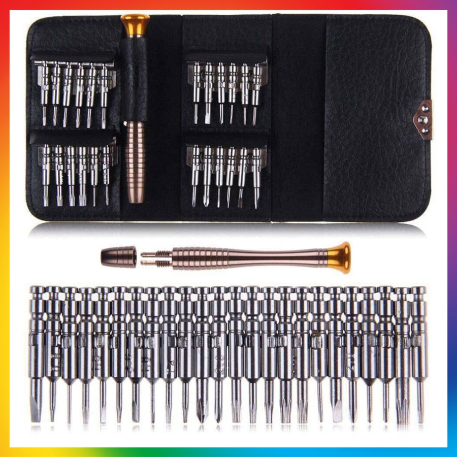 Jual Obeng Set / Screwdriver Reparasi 25 In 1 Handphone Laptop Torx - HEN | Shopee Indonesia