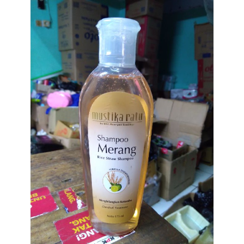 Jual Mustika Ratu Shampoo Merang 175ml (menghilangkan ketombe) | Shopee ...
