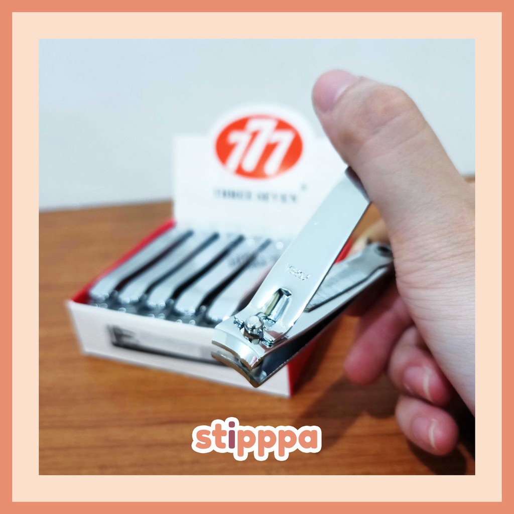 Jual GUNTING KUKU 777 BESAR STAINLESS STEEL SILVER ANTI KARAT KUAT RAPI ...
