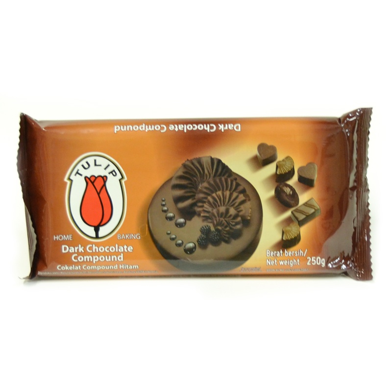 Jual Tulip Dark Chocolate Compound 225Gr | Shopee Indonesia