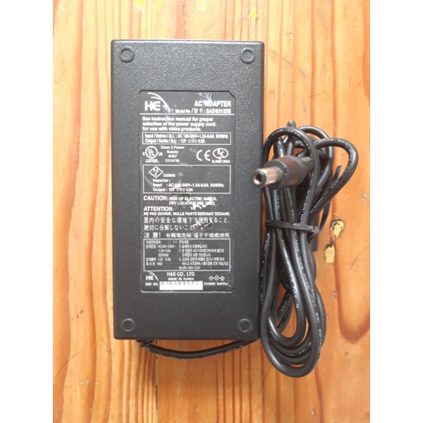 Jual switching adaptor H&E korea 12v~4,3A Original | Shopee Indonesia