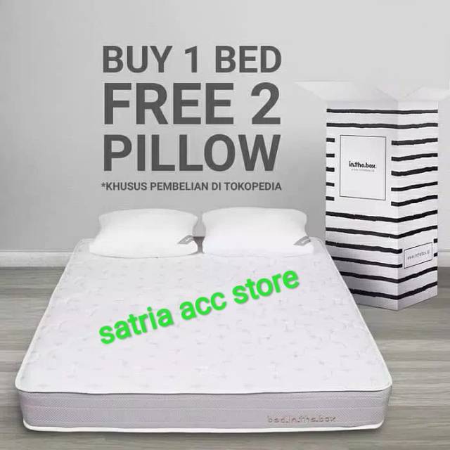 Jual KASUR SPRINGBED IN THE BOX size 160x200 KASUR MATRAS inthebox FREE ...