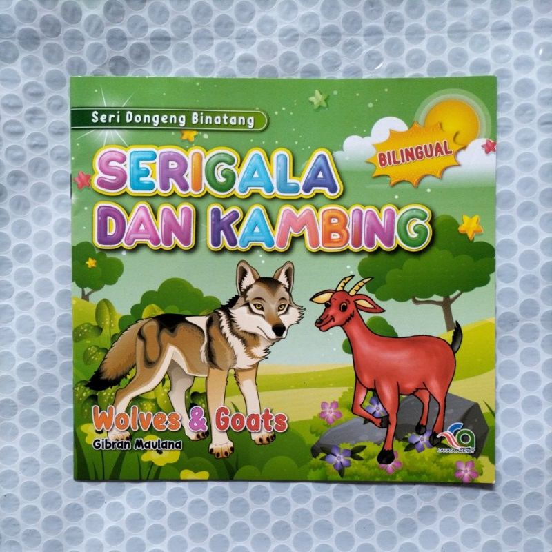 Jual ORIGINAL BUKU CERITA ANAK SERTA DONGENG BINATANG SERIGALA DAN ...