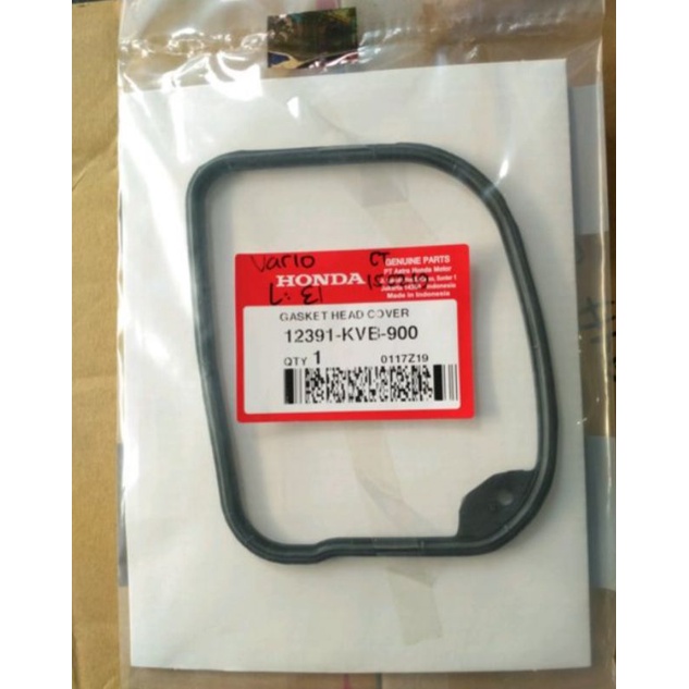 Jual GASKET HEAD COVER SEAL HEAD KARET KOP VARIO 110 KALBU ORIGINAL HONDA AHM.(12391-KVB-900 ...