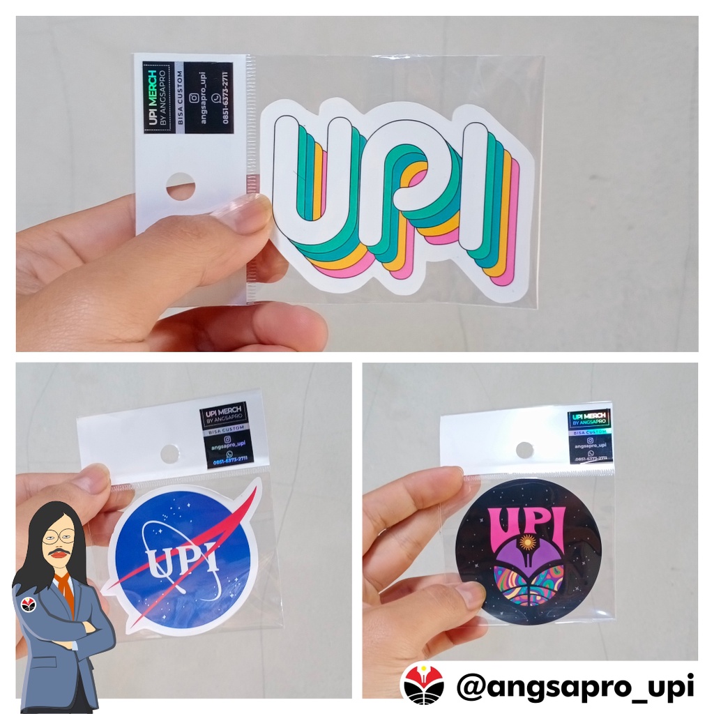 Jual Sticker UPI Misc Series Stiker UPI yang unik-unik | Shopee Indonesia