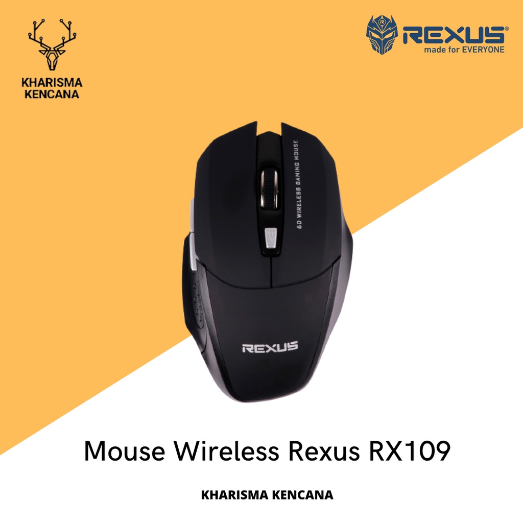 Jual Mouse Gaming REXUS Wireless RX109 | Shopee Indonesia