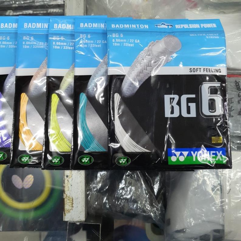Jual Spesial Produk SENAR BADMINTON RAKET YONEX BG 6 CH - BG6 KODE CH ...