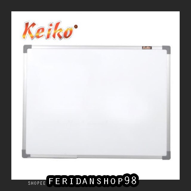 Jual FS1227 PAPAN TULIS & TEMPEL WHITEBOARD GANTUNG KEIKO ATK MAGNETIC ...