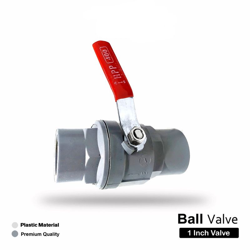 Jual Ball Valve 1 Inch Gagang Besi l Stop Kran Keran Pvc Handle Besi | Shopee Indonesia