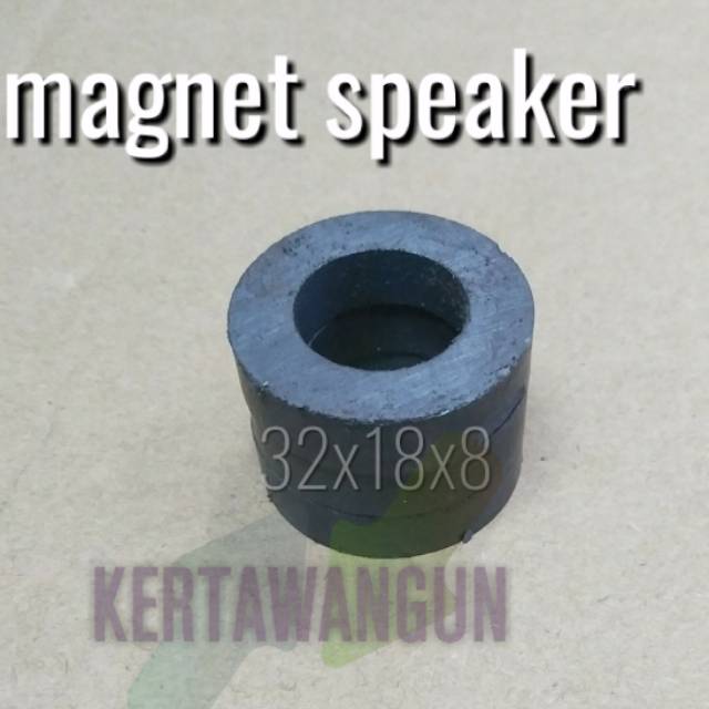 Jual Magnet Ferrite hitam lubang 32x18x8 | Shopee Indonesia