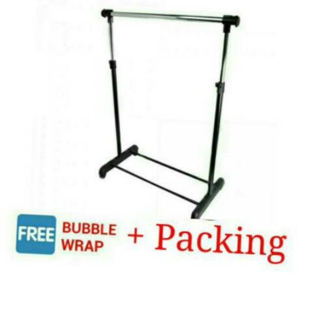 Jual Krisbow garment rack jemuran single Extandable | Shopee Indonesia