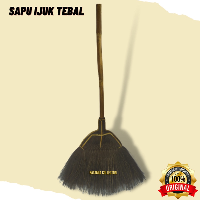 Jual Sapu Gagang Rotan Asli Sapu Ijuk Premium Alat Pembersih Lantai ...