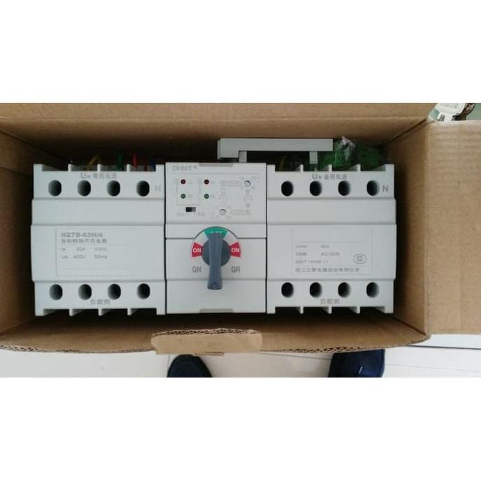 Jual Chint Nz7B Panel Ats 4P 63A Automatic Transfer Switch Pln Genset Cos | Shopee Indonesia