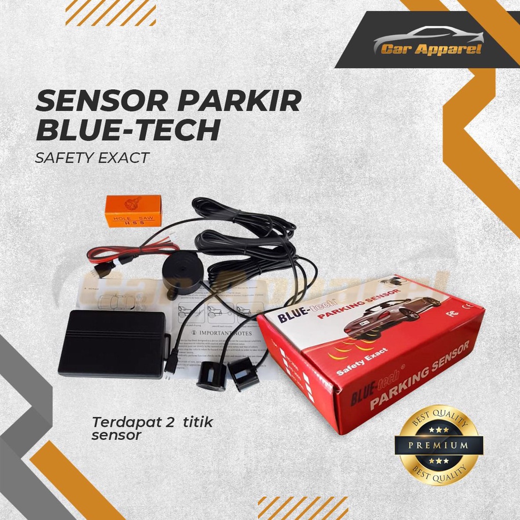 Jual Sensor Parkir Mobil 2 Titik Sensor Mundur Bunyi Beep Parking ...