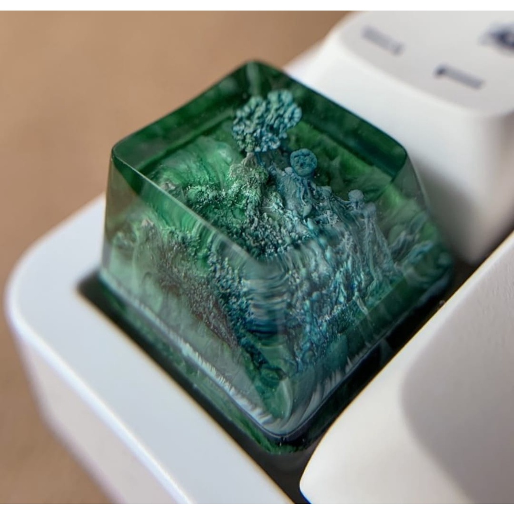 Jual Mechanical Keyboard Artisan Keycaps Resin Handmade OEM R4 KOMPUTER ...