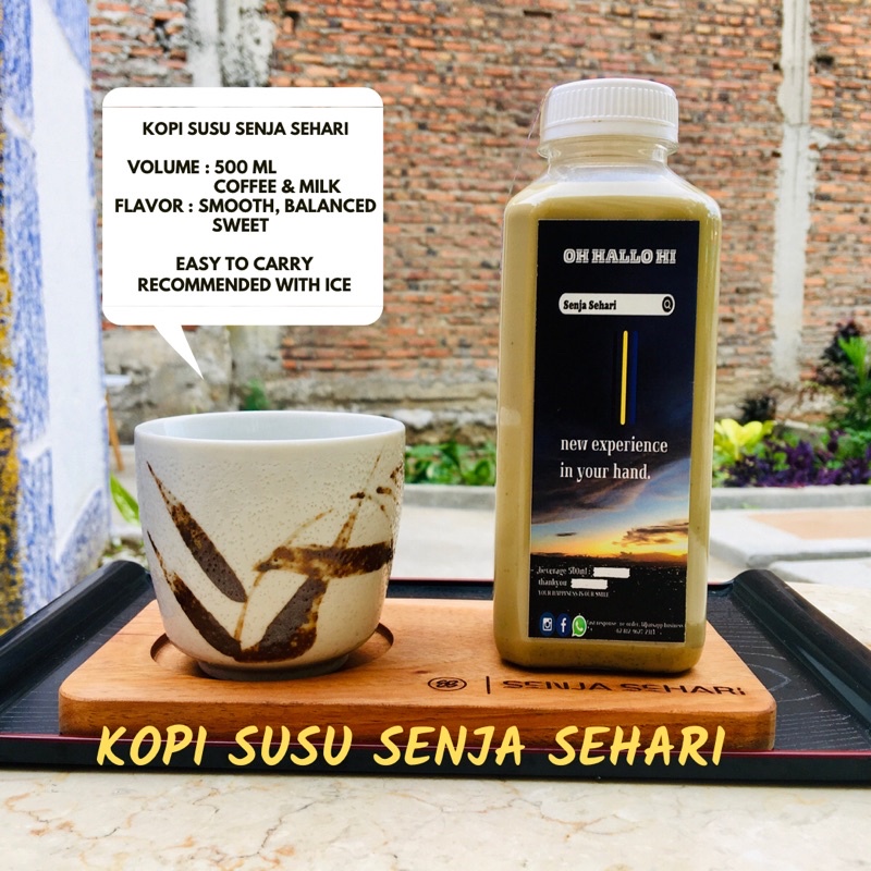Jual Kopi susu Pandan 500ml, original (Ready to Drink) | Shopee Indonesia
