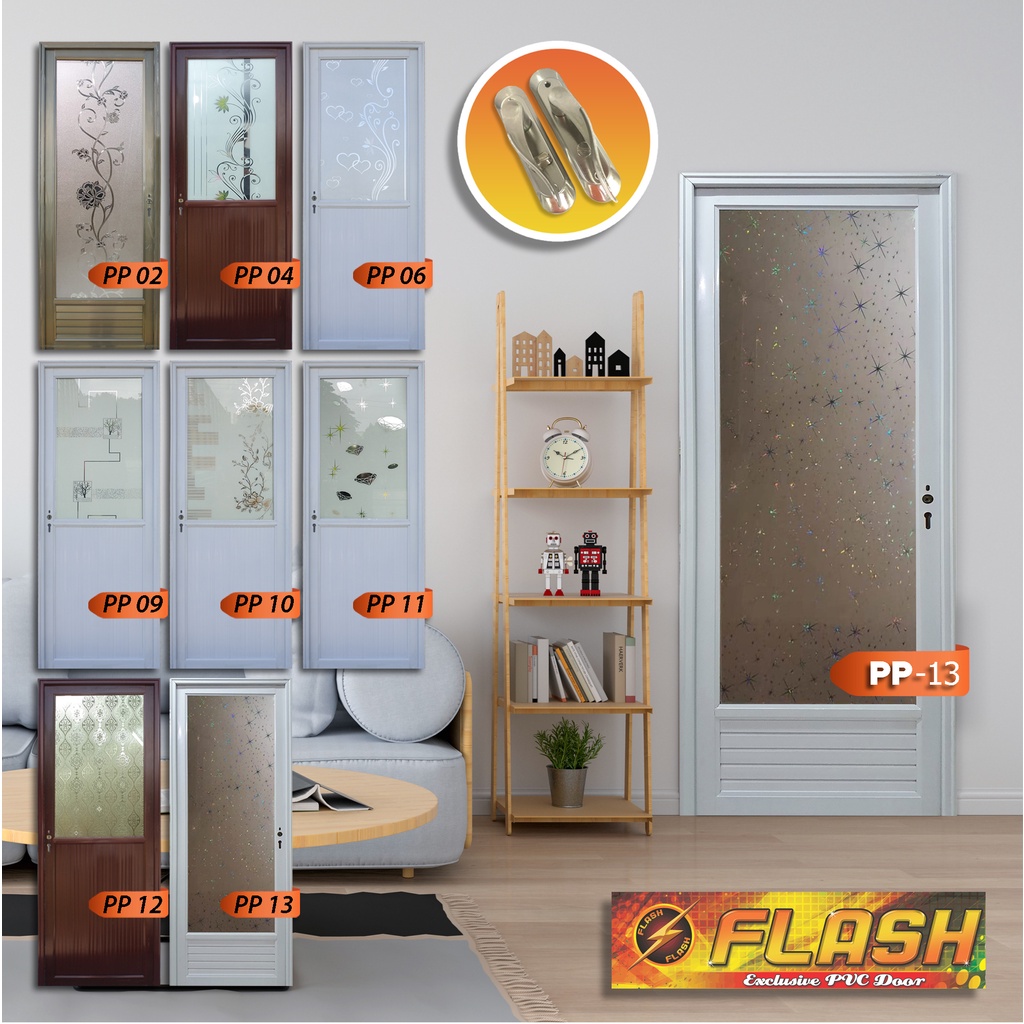 Jual PINTU KAMAR MANDI ALUMINIUM PP FLASH | Shopee Indonesia