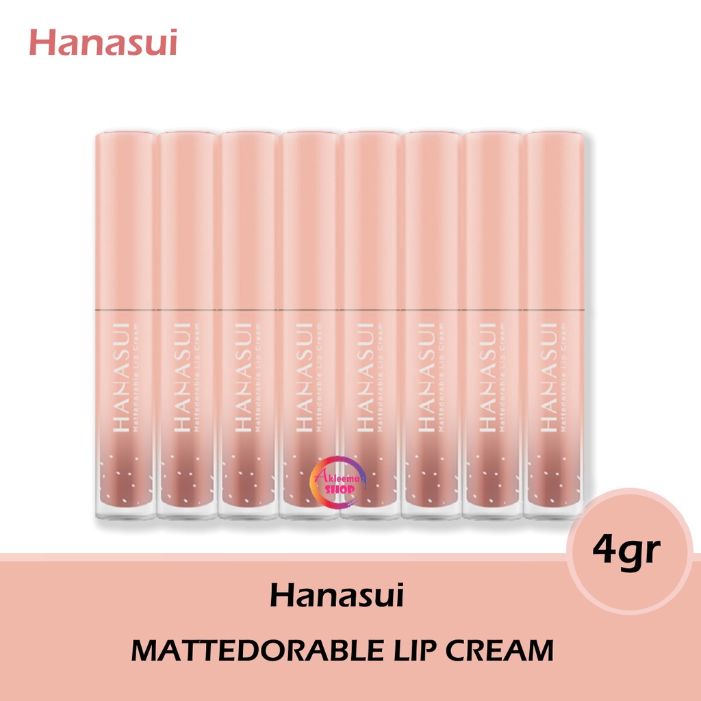 Jual Hanasui Mattedorable Lip Cream 4gr | Shopee Indonesia