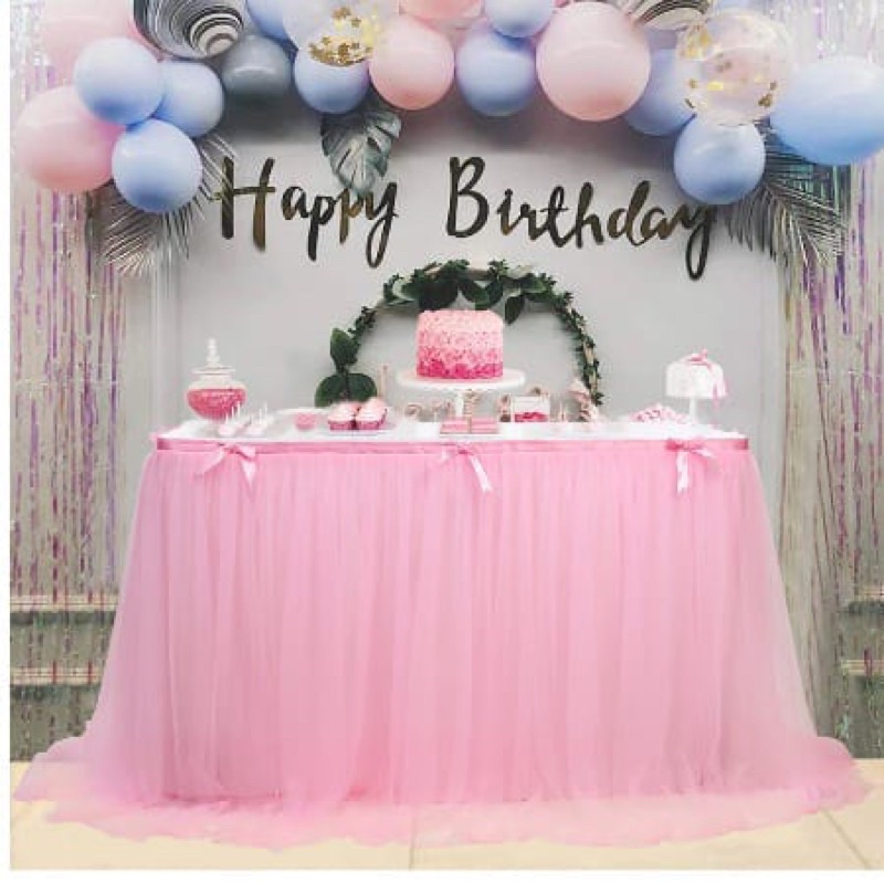 Jual Taplak Meja / Rok Meja Abutai Kain Double Lapis Tile L 50 x T 75 ...